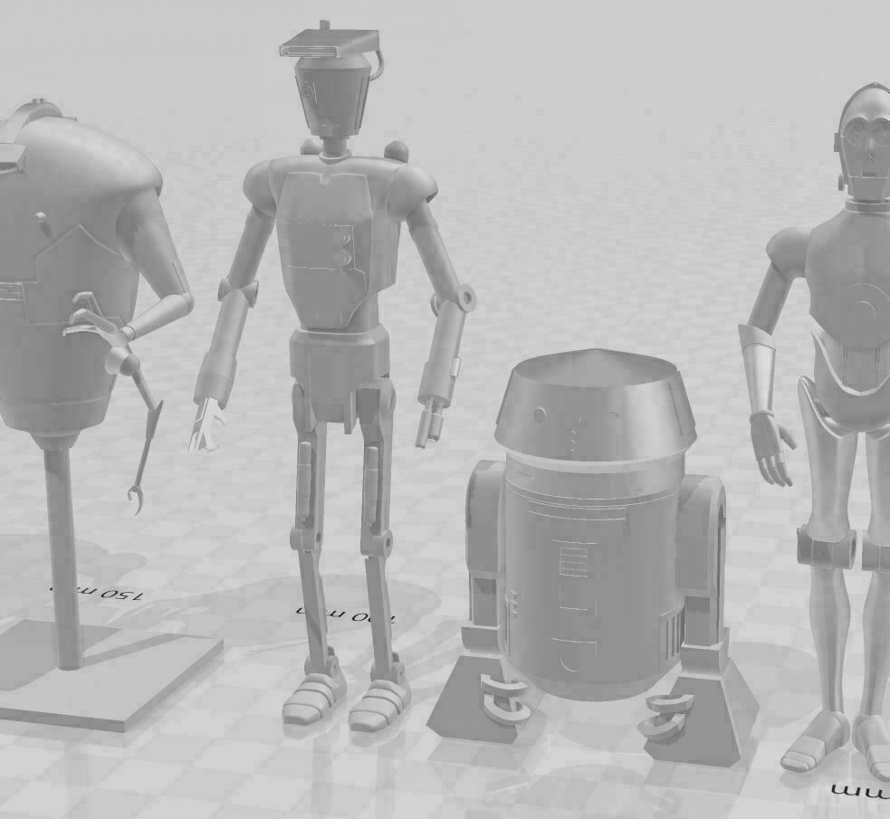 STL file STAR WARS MINING DROID (DROIDS) ⭐・3D printing model to ...