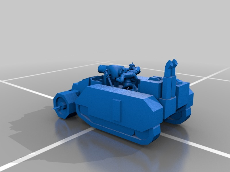 Free 3D file battlewagon Garage!・3D printing template to download・Cults