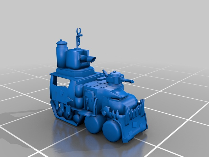 Free 3D file battlewagon Garage!・3D printing template to download・Cults