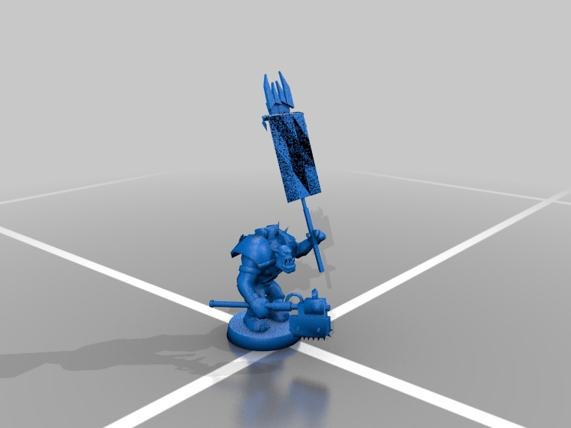 Free 3D file WAAAGH! Banner bearer・3D printable model to download・Cults