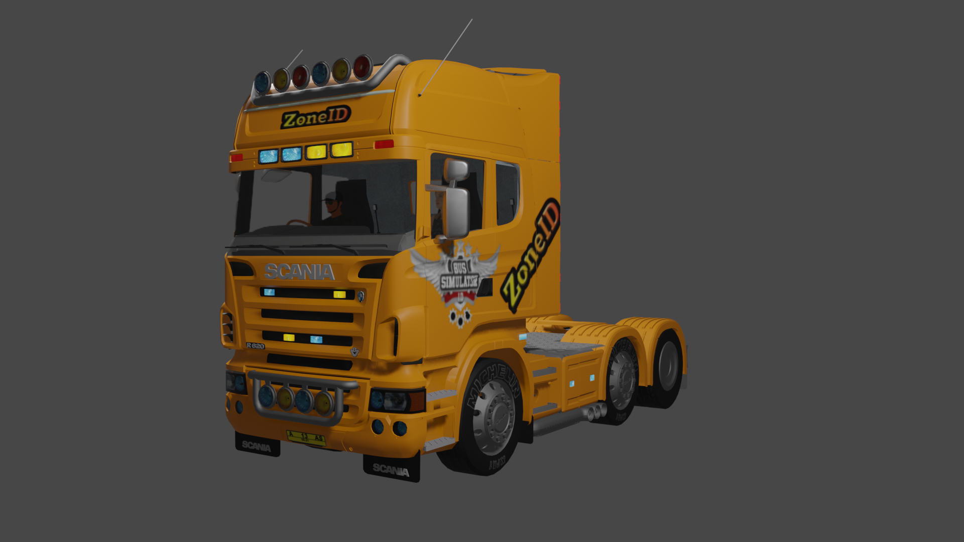 3D-Datei Lkw Scania 🚗・3D-druckbare Vorlage zum herunterladen・Cults