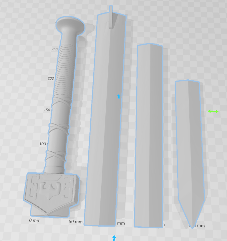 STL file Sokka's Space Sword・3D print design to download・Cults