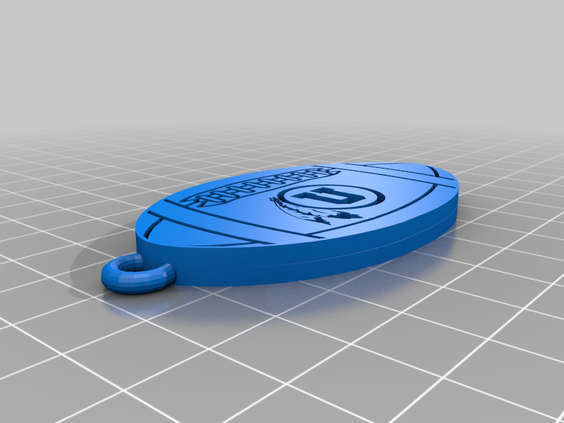 Free 3D file U of U Football Keychain 🏈・3D print design to download・Cults