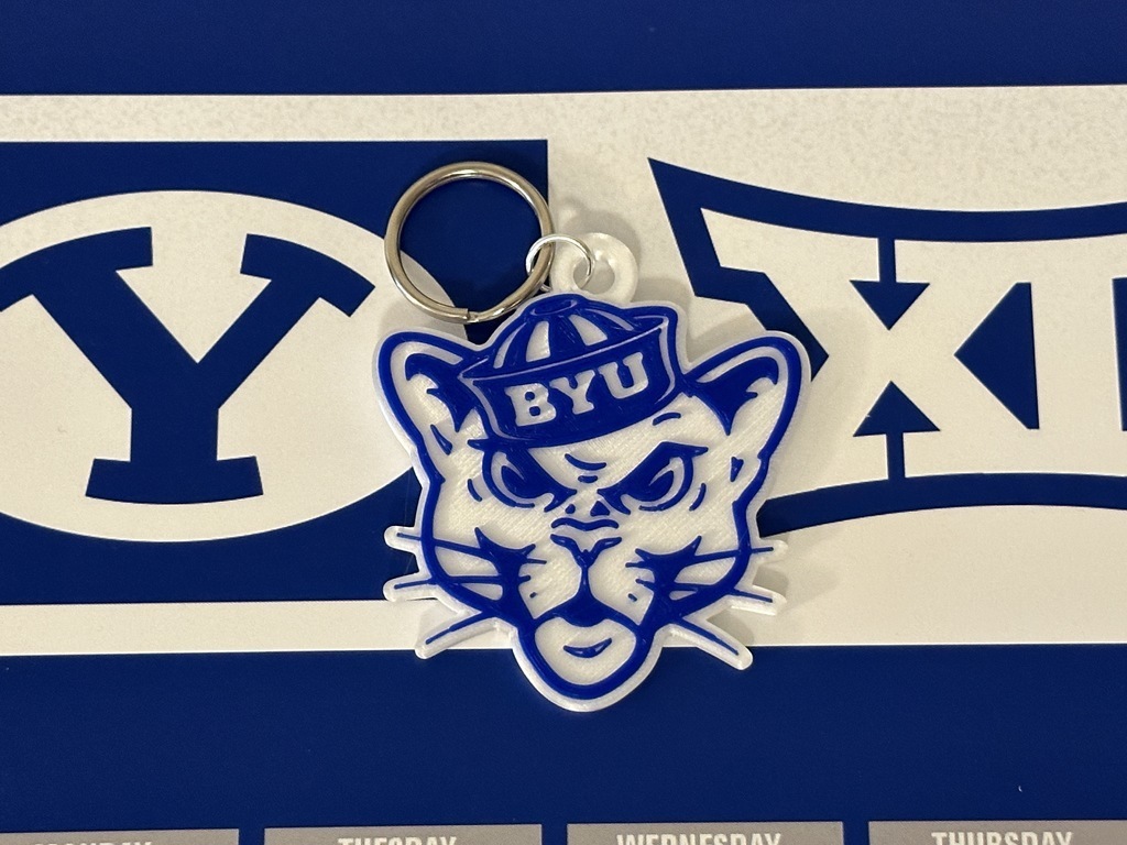 Free 3D file BYU Sailor Keychain 🗝️・3D printable model to download・Cults