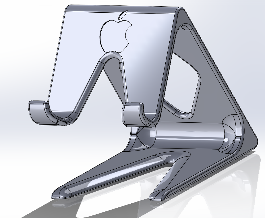 Free STL file Phone Stand Mark 3E Apple and Android Logo 📞・3D print ...