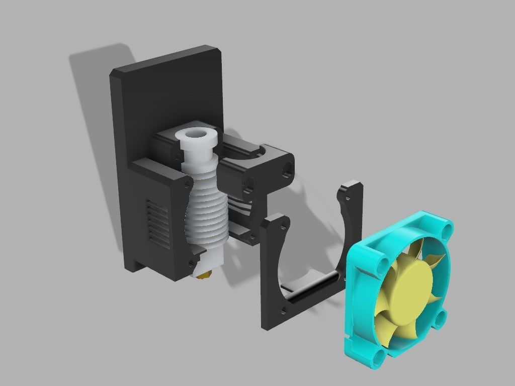 Fichier STL gratuit Une autre version de Da Vinci Jr e3d v6 HotEnd ...