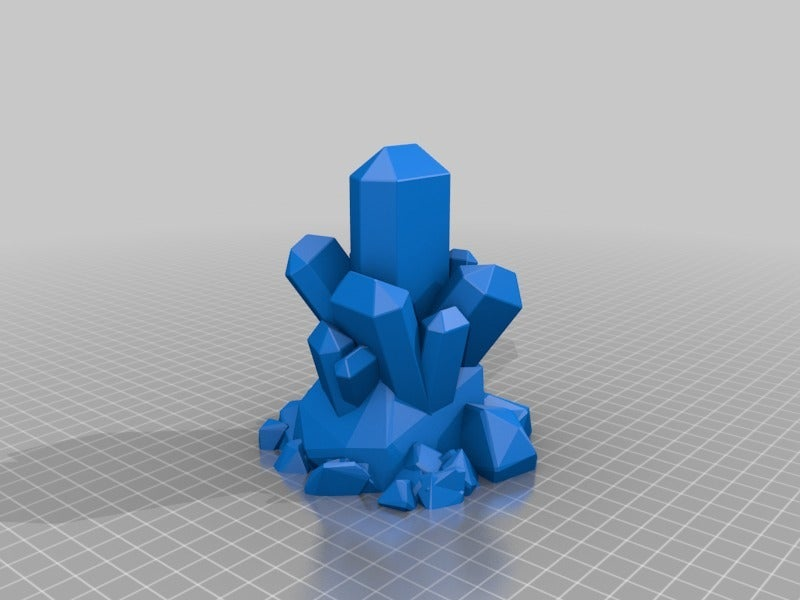 Free STL file Glowing Crystal Rock Nightlight・3D print design to ...