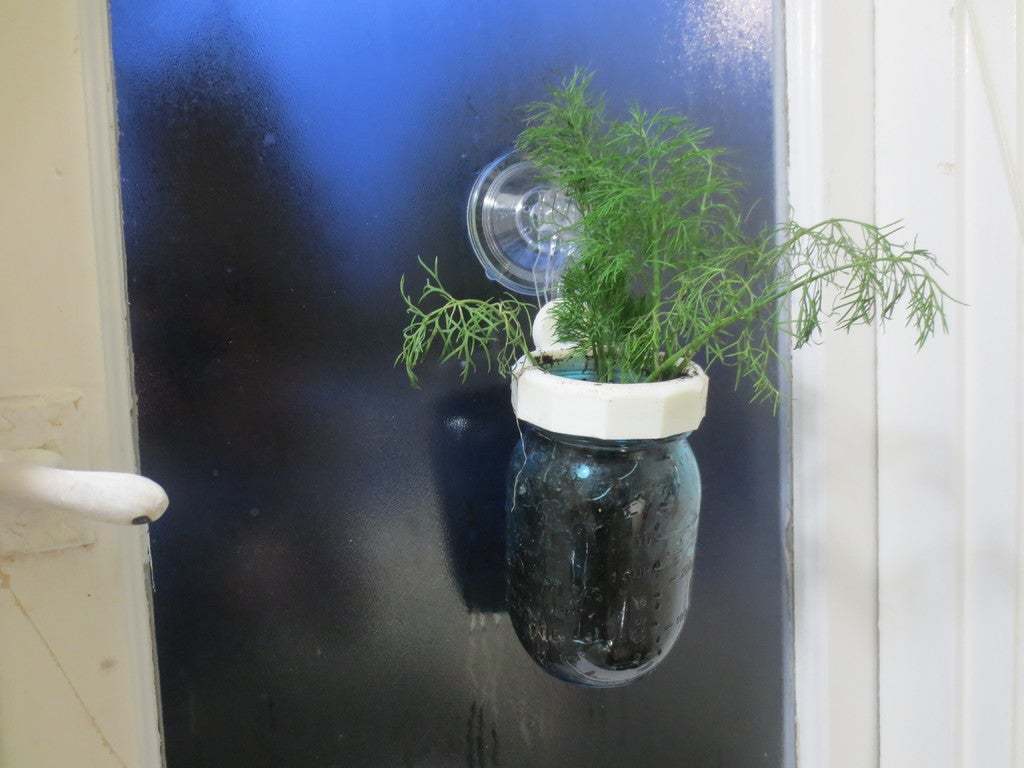 Free STL file Hanging Mason Jar Window Planter・Design to download and ...