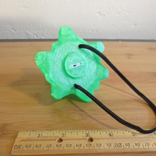 Download STL file Futurama Brain Slug Cosplay, LED Light Up Casual ...