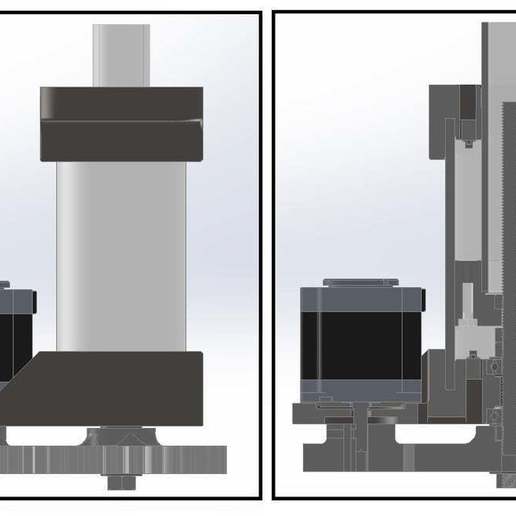 Download free STL file 3D Printed High Load Linear Actuator • 3D ...