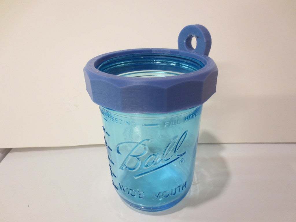 Free STL file Hanging Mason Jar Window Planter・Design to download and ...