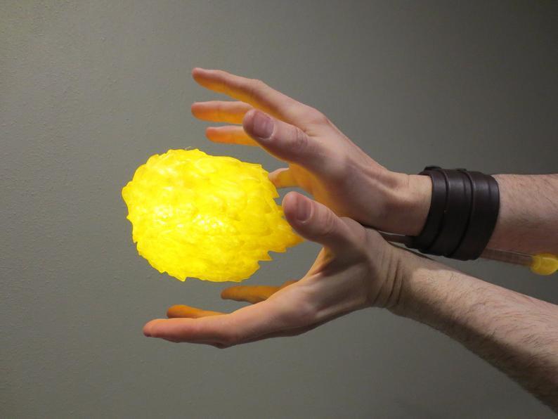 STL file Floating Hadouken Cosplay! Light up LED Wearable Energy Ball ...