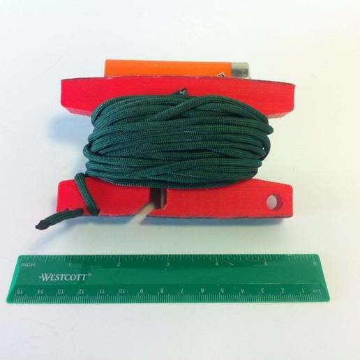Download free STL file Paracord Utility Spool • 3D printing object ・ Cults