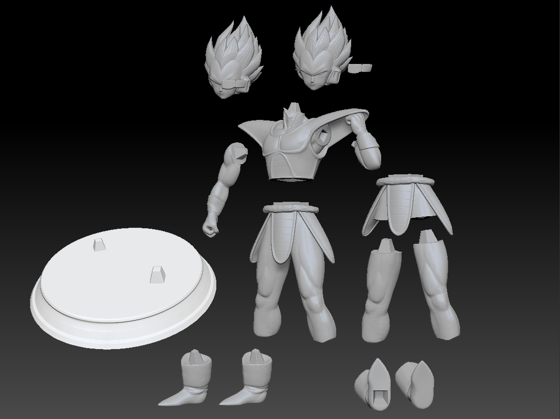 3D file Vegeta Scouter - Saiyan Saga 👾・3D printer model to download・Cults