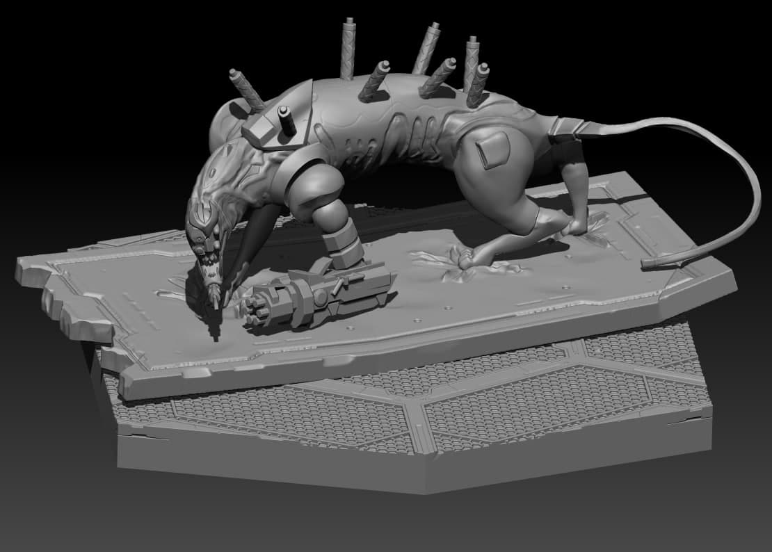 STL file Evangelion Unit 02 - Code 777 - Collection 3/3 🧑‍💻・Design to ...