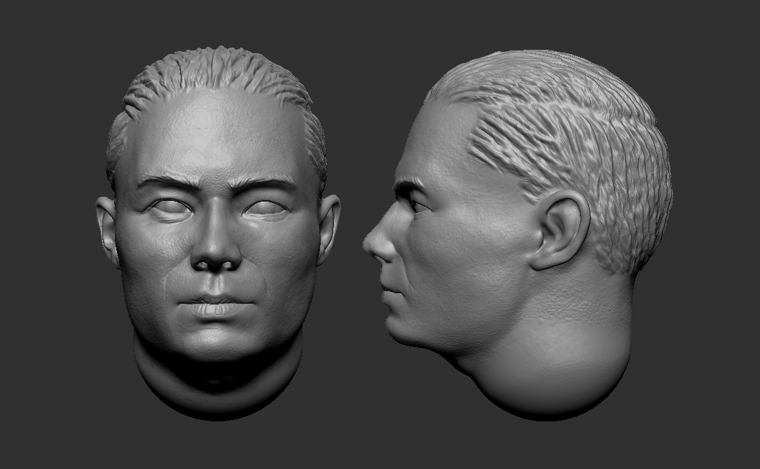 STL file 28mm Asian Featured Heads・3D printing model to download・Cults