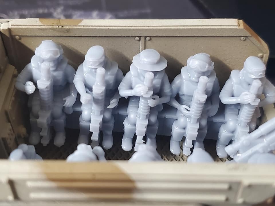 STL file Truescale 28mm Rolled Sleeve Arms Set 💂・3D printable model to ...