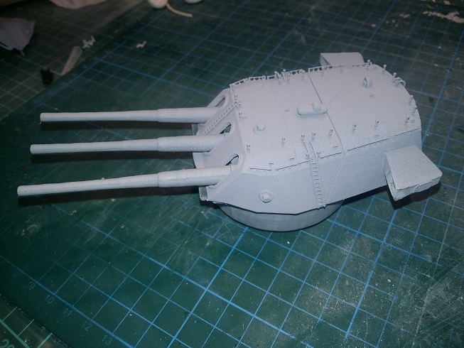 STL file Model of the main battery turret of the battleship "Yamato" or ...