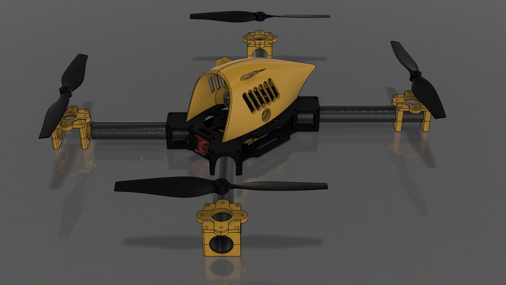 STL file Drone fpv 350-500mm 👽・3D printing template to download・Cults