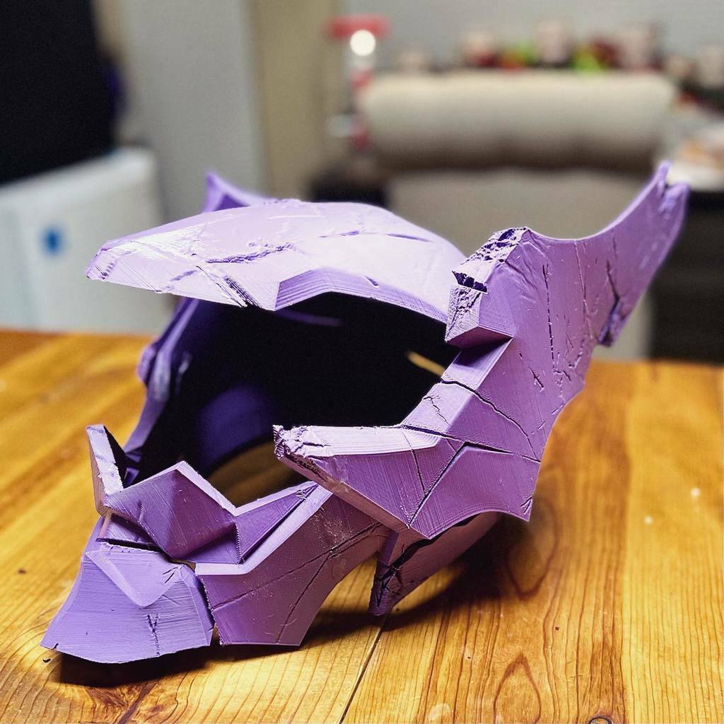 Free 3D file Kingdom Hearts - Ventus Shattered Heart Helmet・3D printing ...