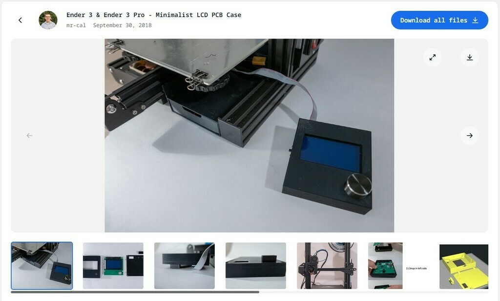 Free 3D file Removable LCD control enclosure for Ender 3 Pro・3D print ...