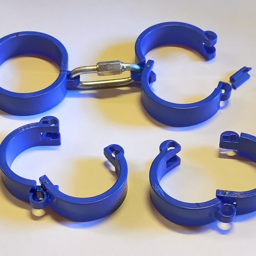Download 3D print files Lockable Ankle Cuffs/Shackles for Her ・ Cults