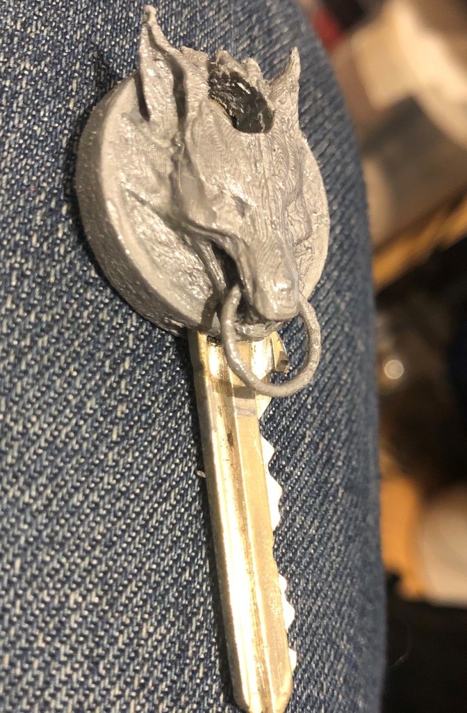 Free 3D file FF7 Final Fantasy Cloud Fenrir Key・3D printable model to ...