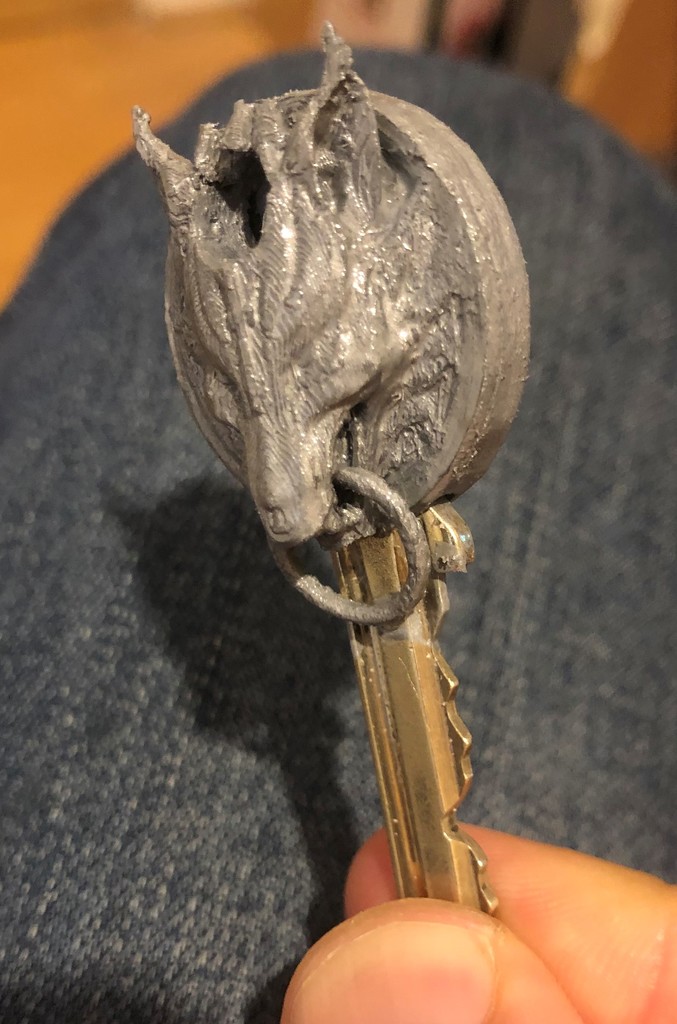 Free 3D file FF7 Final Fantasy Cloud Fenrir Key・3D printable model to ...