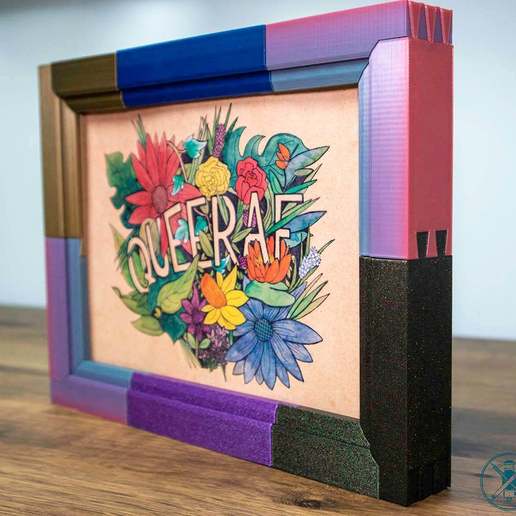 Download free STL file GFA Ultimate Picture Frame: A6 Frame • Template ...