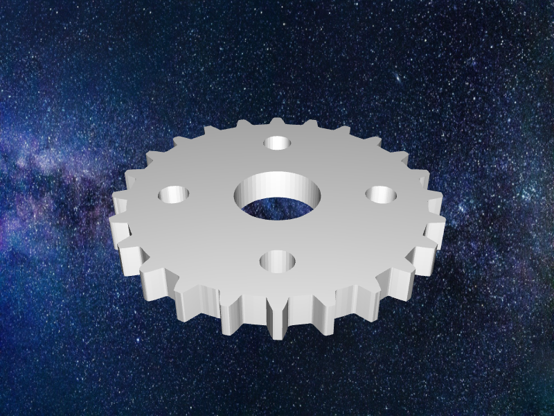 STL file Mechanical Gear 12 - Part for engines, clocks, robots ...