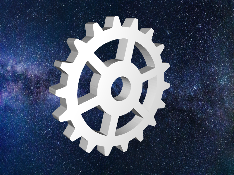 STL file Mechanical Gear 15 - Part for engines, clocks, robots ...