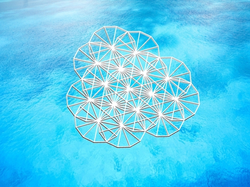 Download OBJ file Sacred Geometry 9 elliptical circles of energy • 3D ...