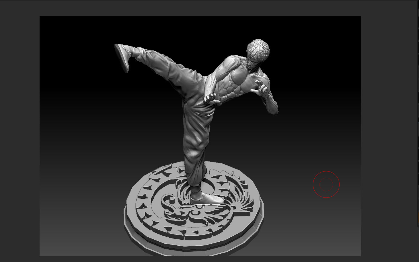 STL file BRUCE LEE STATUE ACTION MOVIE STAR KUNGFU MASTER MARTIAL ARTS ...