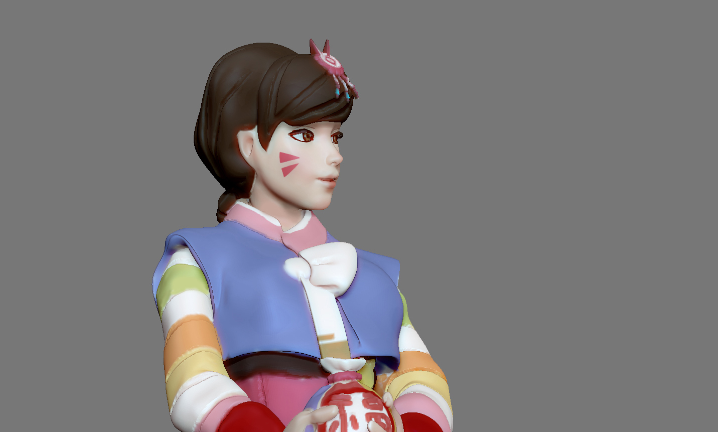 STL-Datei DVA OVERWATCH 3D PRINTING STL FILE DIVA 3D print model ...