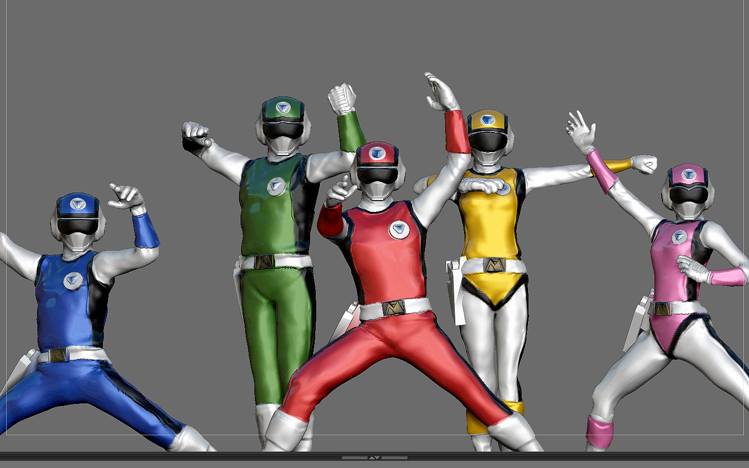 STL file FLASHMAN STATUE Choushinsei FLASHMAN TV SHOW・3D print object ...