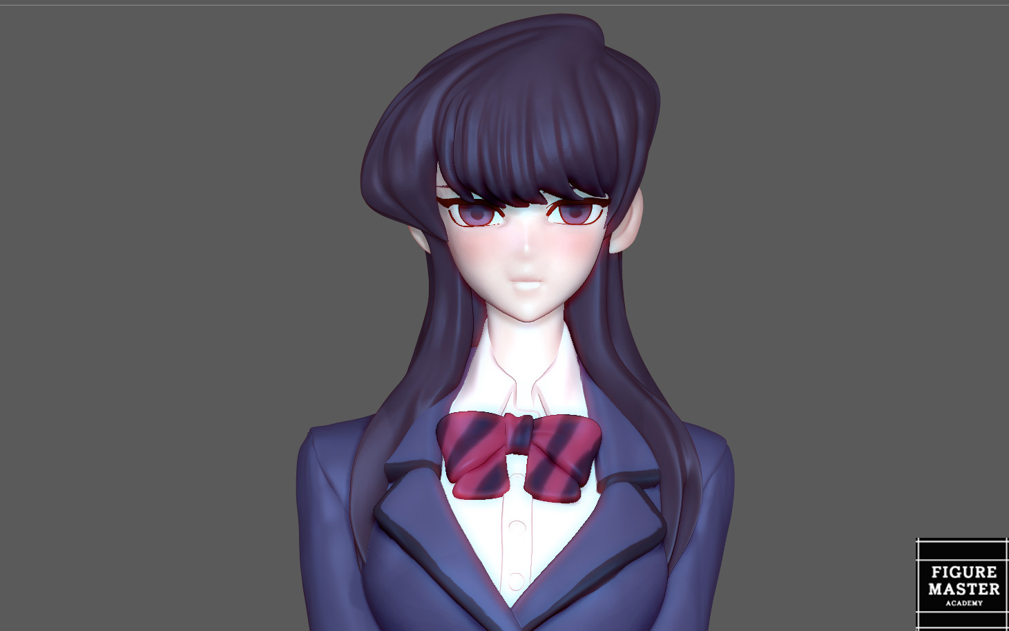 3D file KOMI SAN KOMI CAN'T COMMUNICATE ANIME GIRL 3D PRINT 👧・3D ...