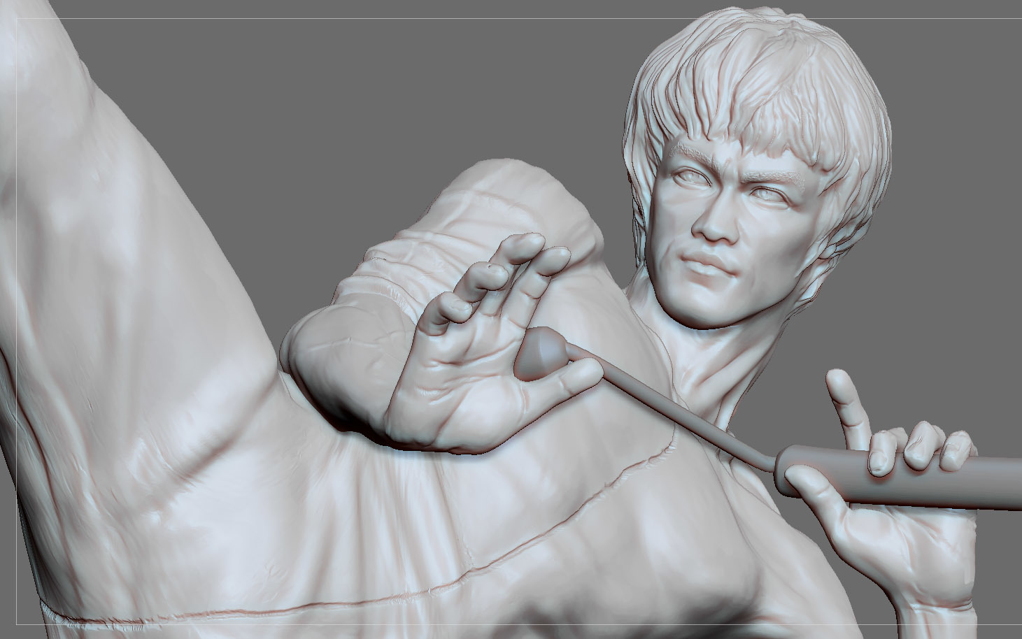 Archivo STL BRUCE LEE STATUE 2 ACTION MOVIE STAR KUNGFU MASTER MARTIAL ...