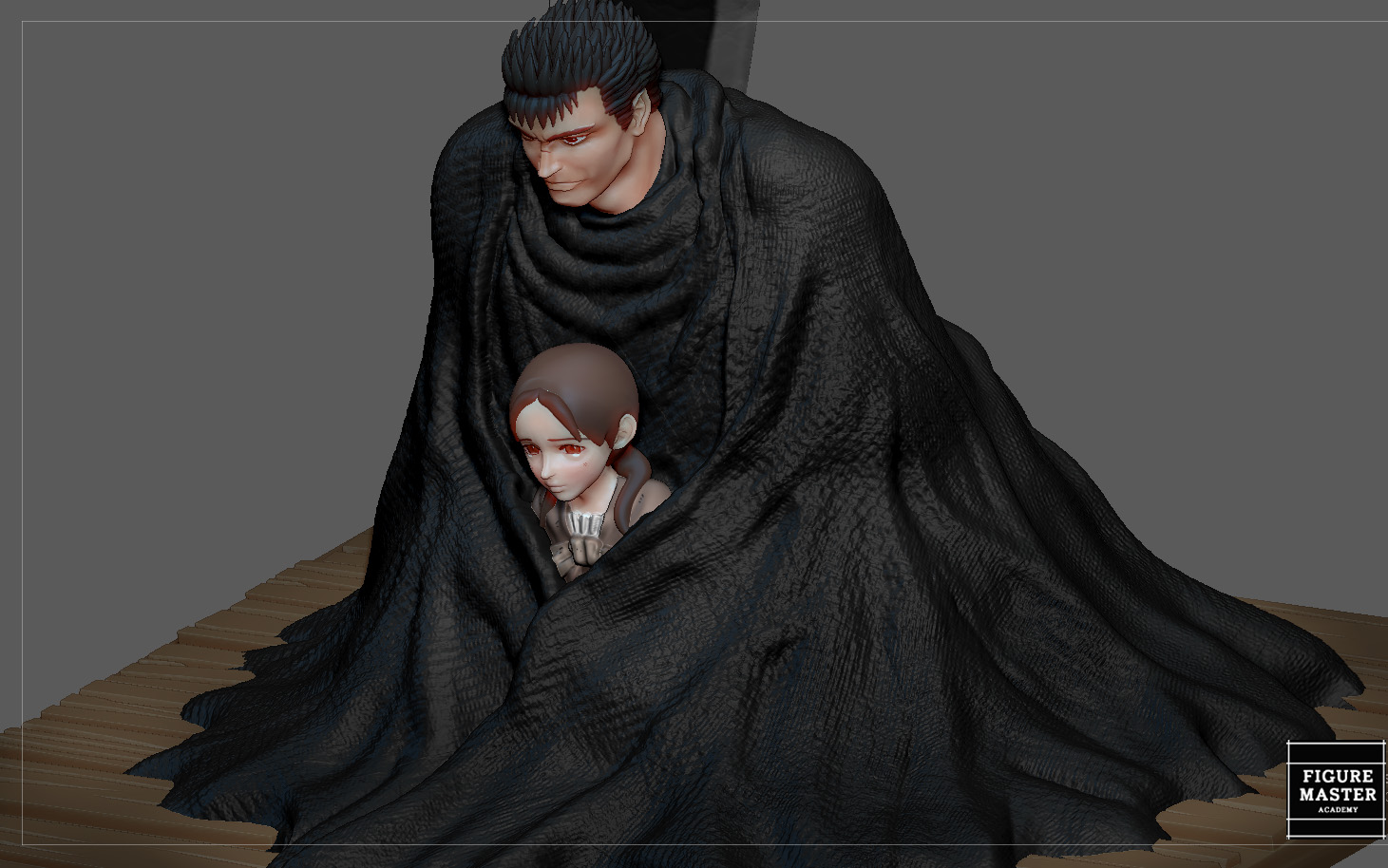 Файл 3D BERSERK GUTS FANTASY ANIME SWORD CHARACTER 3D PRINT MODEL 3D ...