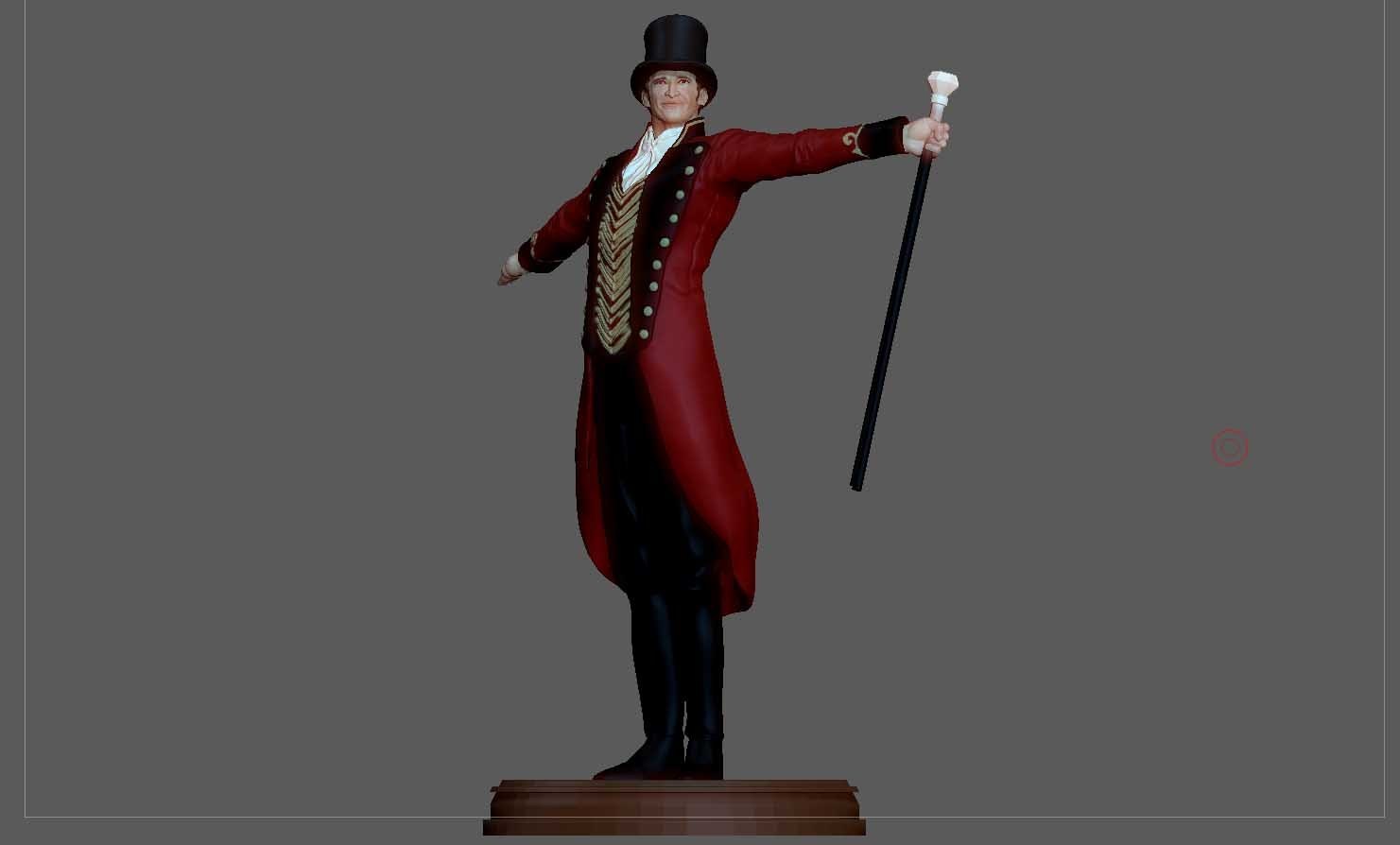 STL file GREATEST SHOWMAN PT BARNUM HUE JACKMAN 3D PRINT PRINTABLE ...