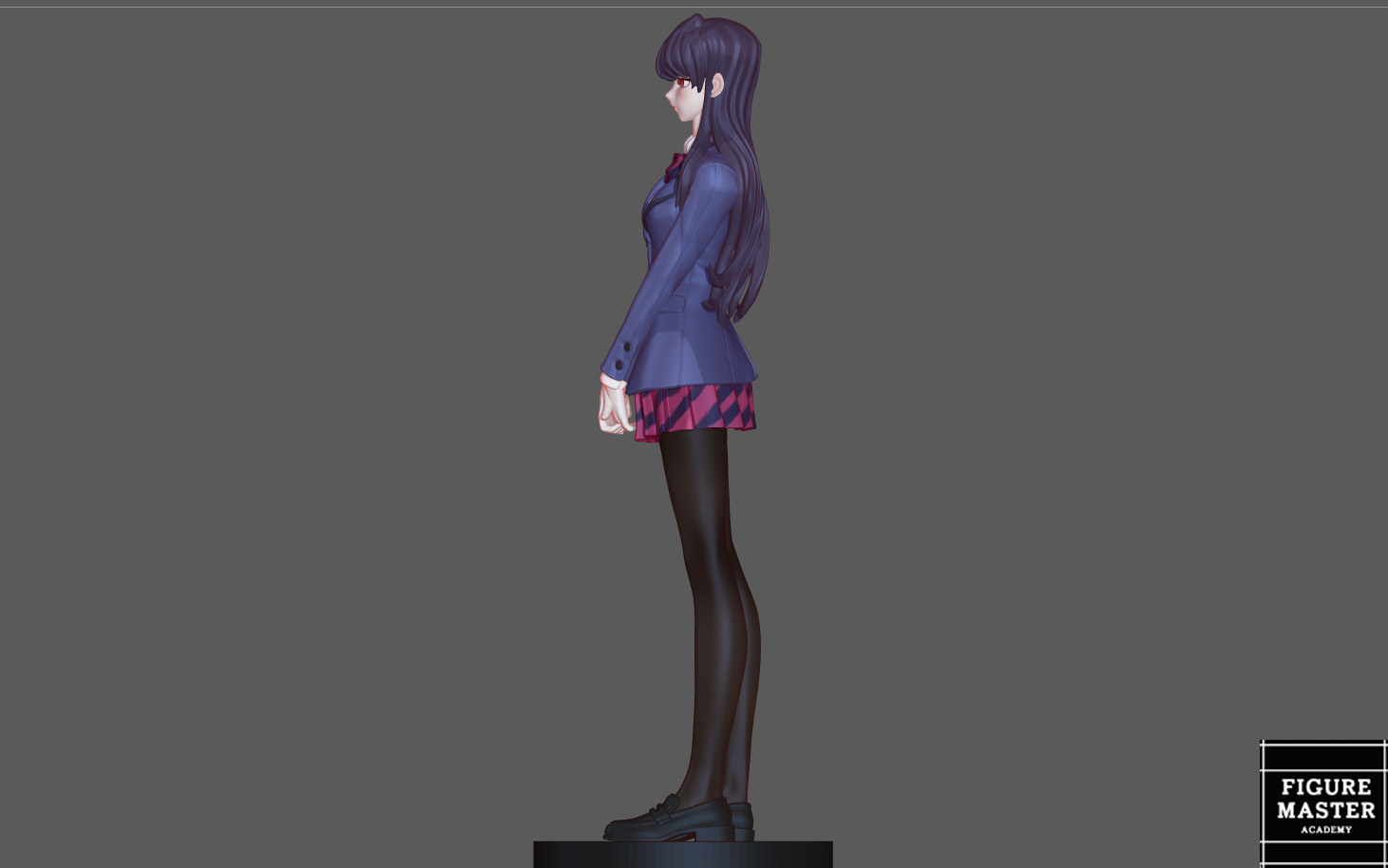 3D file KOMI SAN KOMI CAN'T COMMUNICATE ANIME GIRL 3D PRINT・3D printing ...
