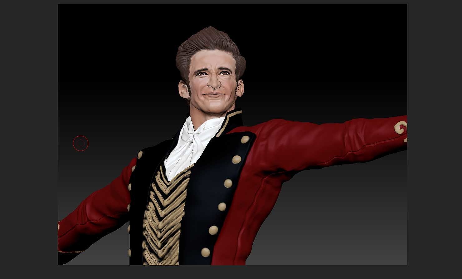 Télécharger fichier STL GREATEST SHOWMAN PT BARNUM HUE JACKMAN 3D PRINT ...