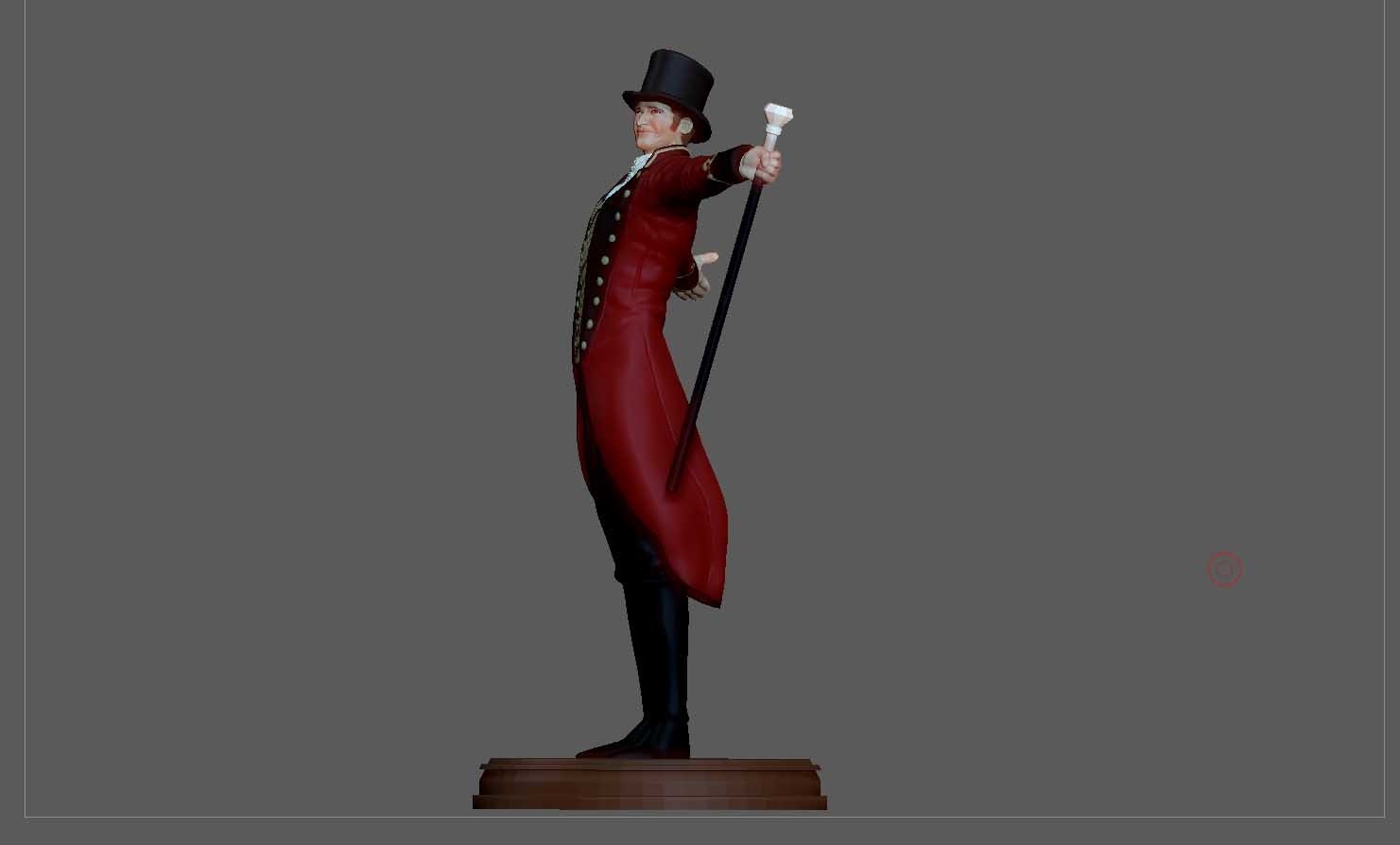 STL file GREATEST SHOWMAN PT BARNUM HUE JACKMAN 3D PRINT PRINTABLE ...