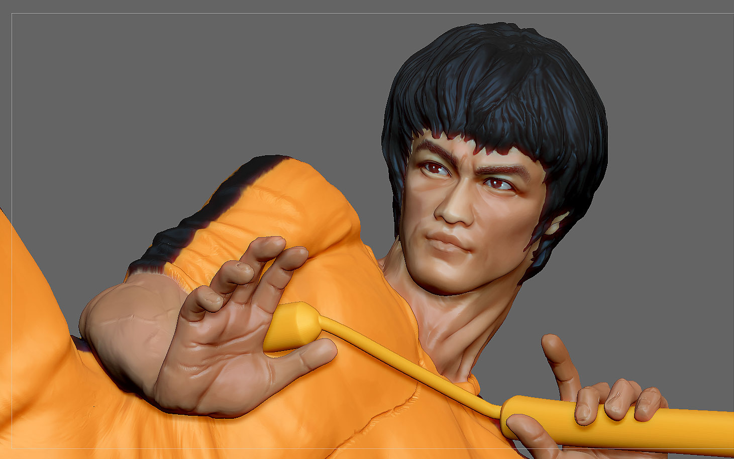 STL file BRUCE LEE STATUE 2 ACTION MOVIE STAR KUNGFU MASTER MARTIAL ...