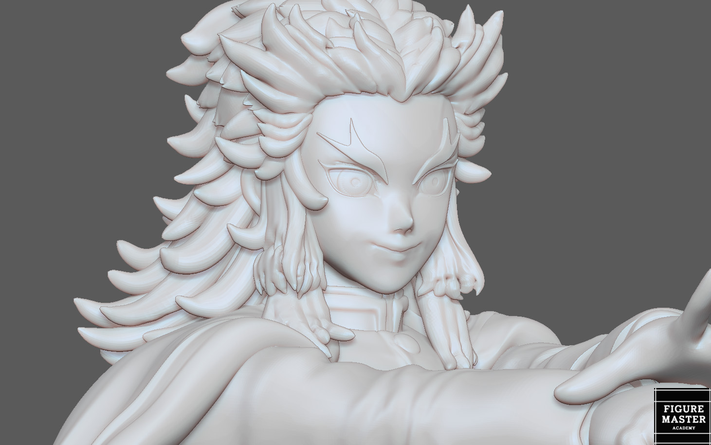 Archivo 3D RENGOKU 2 KIMETSU NO YAIBA ANIME STATUE CHARACTER 3D print ...