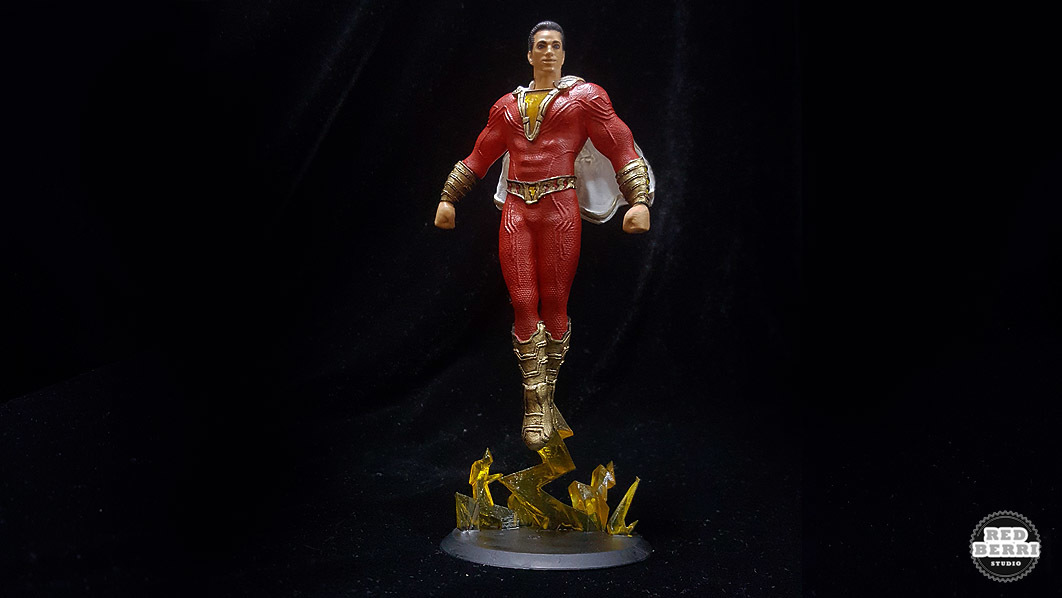 Archivo STL SHAZAM MOVIE DC STATUE MODEL PRINTABLE・Plan para descargar ...