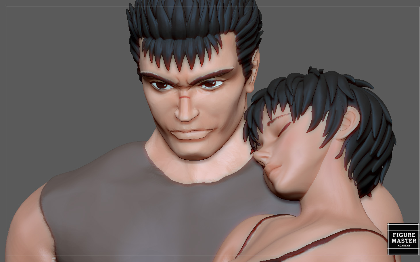 3D file BERSERK GUTS CASCA FANTASY ANIME SWORD CHARACTER 3D PRINT MODEL ...