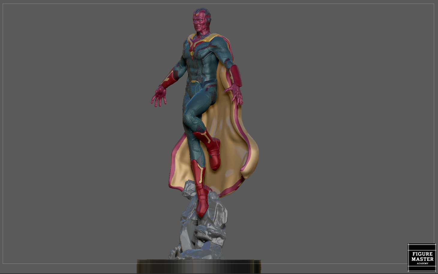 STL file VISION FROM MARVEL MCU DRAMA WANDA VISION CHARACTER 🎨・3D ...