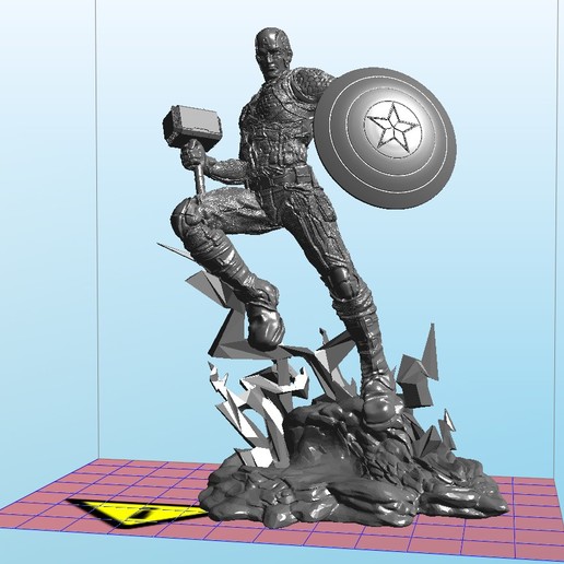 Download STL files CAPTAIN AMERICA AVENGERS ENDGAME MARVEL MODEL FOR 3D ...