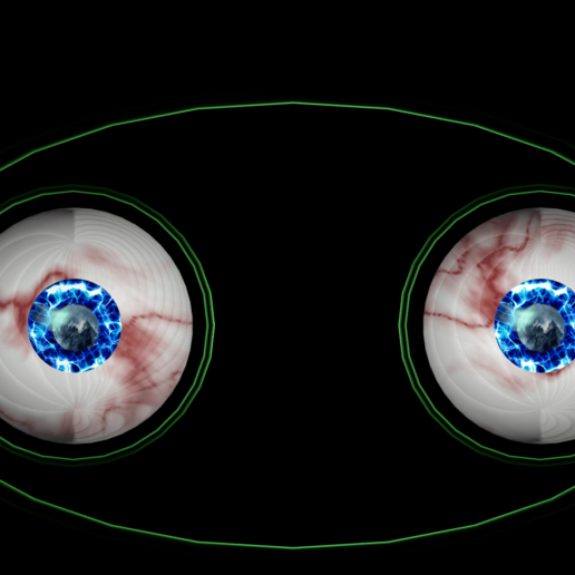 Download free STL file Free rigged eyes of salvation • 3D printable ...