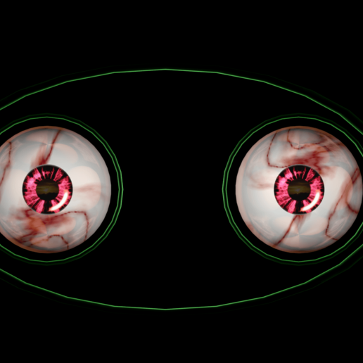 Download free STL file Free 3d model of wonderful eyes • Object to 3D ...